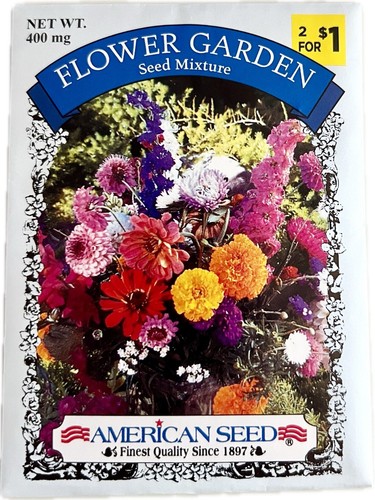 Flower Garden Seed Mixture Flower Seeds 400 Mg Bags | eBay