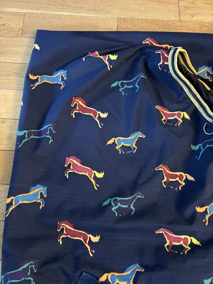 6ft 3 “ Shires highlander Original No Fill Turnout Rug Good Condition ...