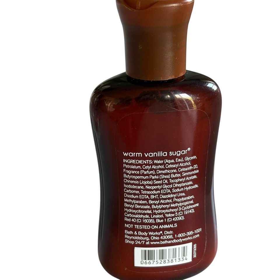 Bath & Body Works Warm Vanilla Sugar Body Lotion 3 oz Travel Retired | eBay