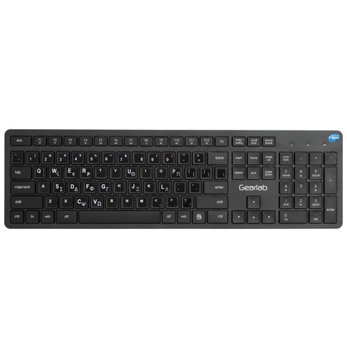 Wireless Keyboard Layout GR Greek With Pre-Applied QWERTY Low Profile ...