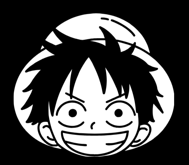 One Piece, Luffy, Straw Hat Crew, Jolly Rodger, cut Vinyl Decal Sticker ...