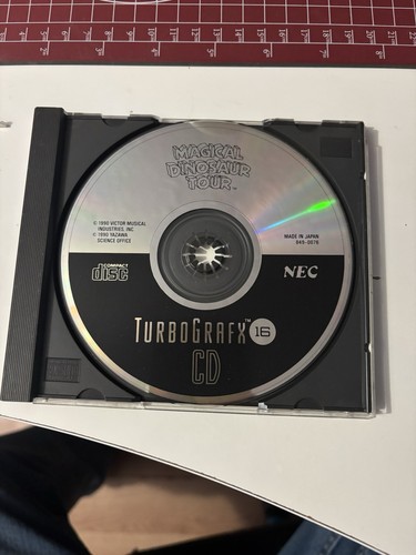 Magical Dinosaur Tour Turbo Grafx 16 CD Disc Only Used Authentic TG16 ...