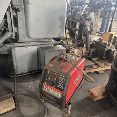 Lincoln Electric WELD-PAK 100 Mig Welder Complete. Low Hours, NICE ...