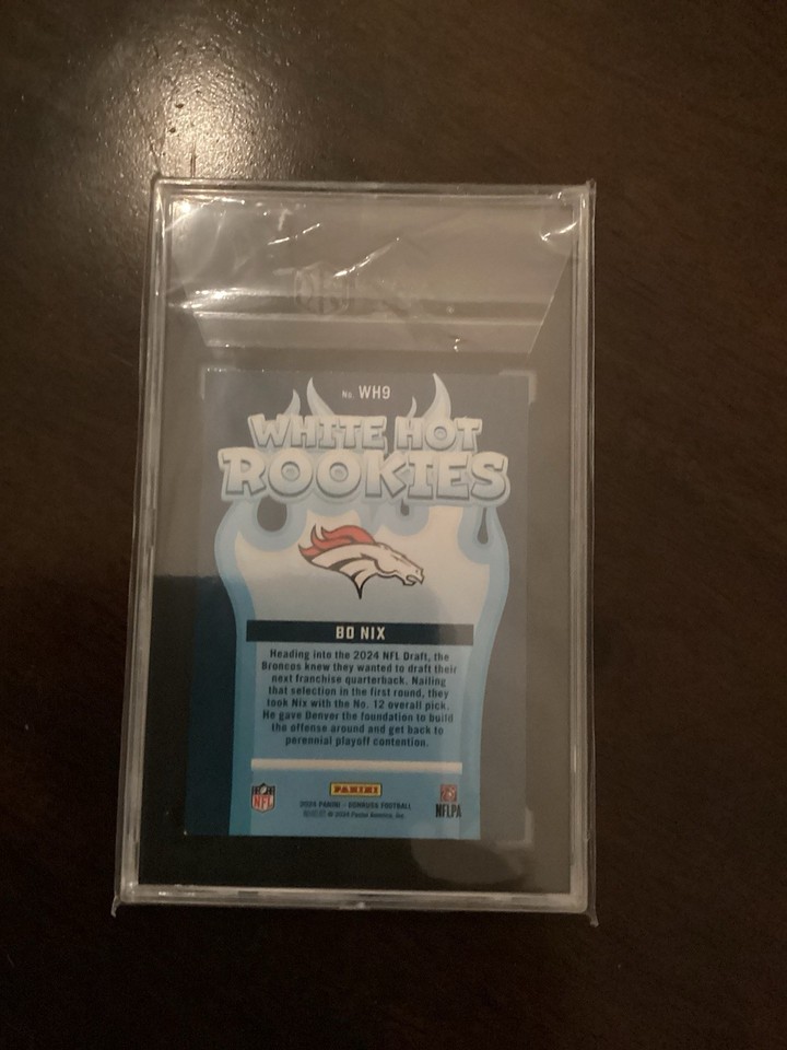 No Nix 2024 Donruss #WH9 White Hot Rookies SGC Mint 9 Denver Broncos ...