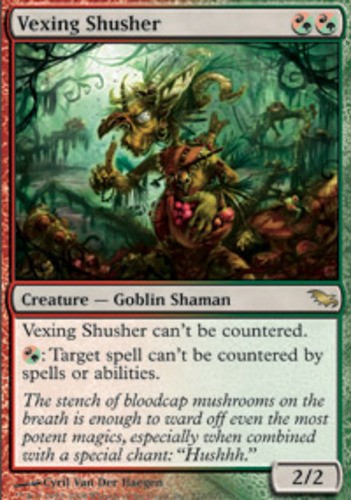 Slightly Played, English - 1 x MTG Vexing Shusher Shadowmoor | eBay