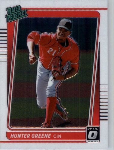 2021 Donruss Optic Rated Prospects #13 Hunter Greene - NM-MT | eBay