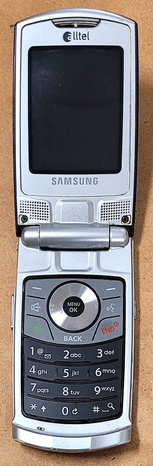 Samsung Hue SCH-R500 - Blue and Silver ( Alltel ) Very Rare CDMA Flip ...