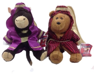 Angelic Beans Set of 2 NATIVITY Plush Angel Religious Plush Animal Bear ...