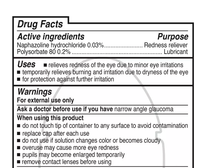 Rohto Max Strength Redness Relieve Lubricant Eye Drops 0.4oz/13ml 8 ...