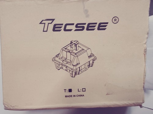 Tecsee Purple Panda 90 loud mechanical keyboard Switches | eBay