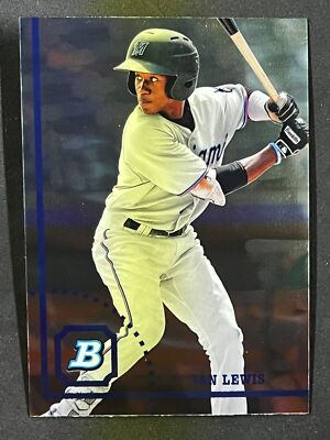 IAN LEWIS 2022 Bowman Heritage Chrome #BHPC-91 Miami Marlins | eBay