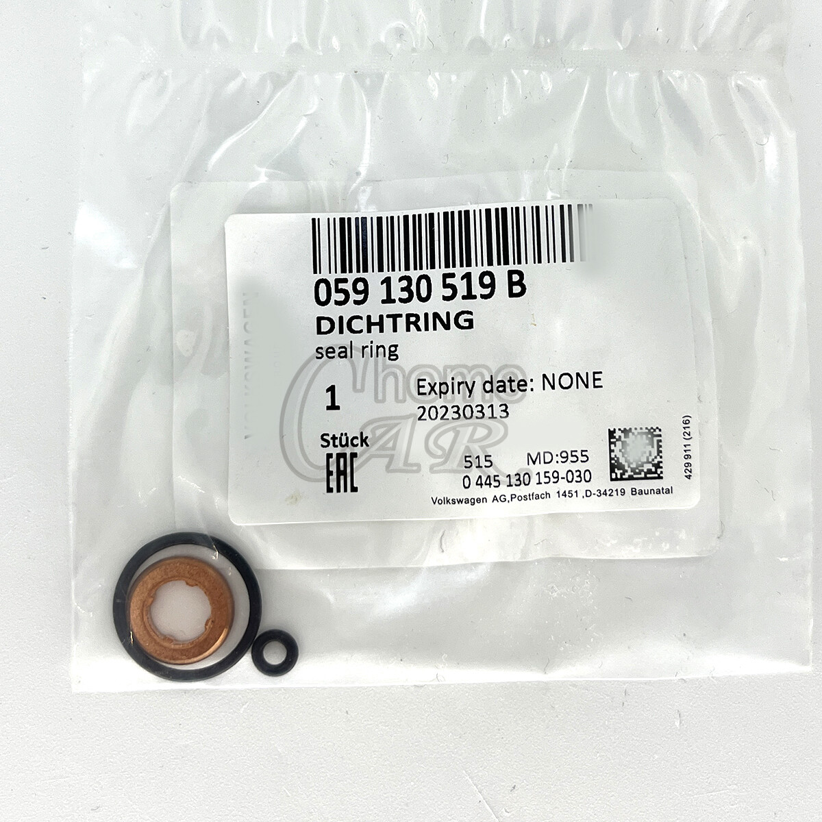 6x Injector Nozzle Seal Rings Kit For Audi A3 A4 VW Bora Caddy Eos ...