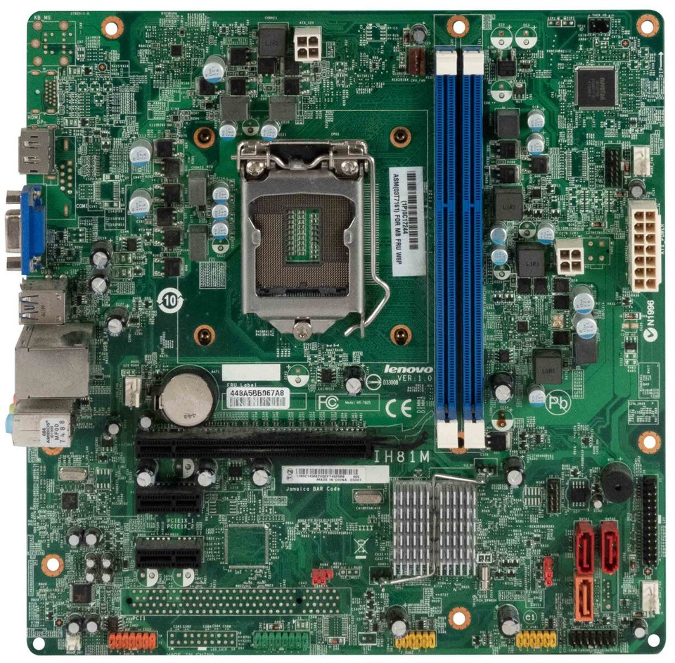 Lenovo 03T7161 IH81M LGA1150 2x DDR3 Intel H81 Express mATX for ...