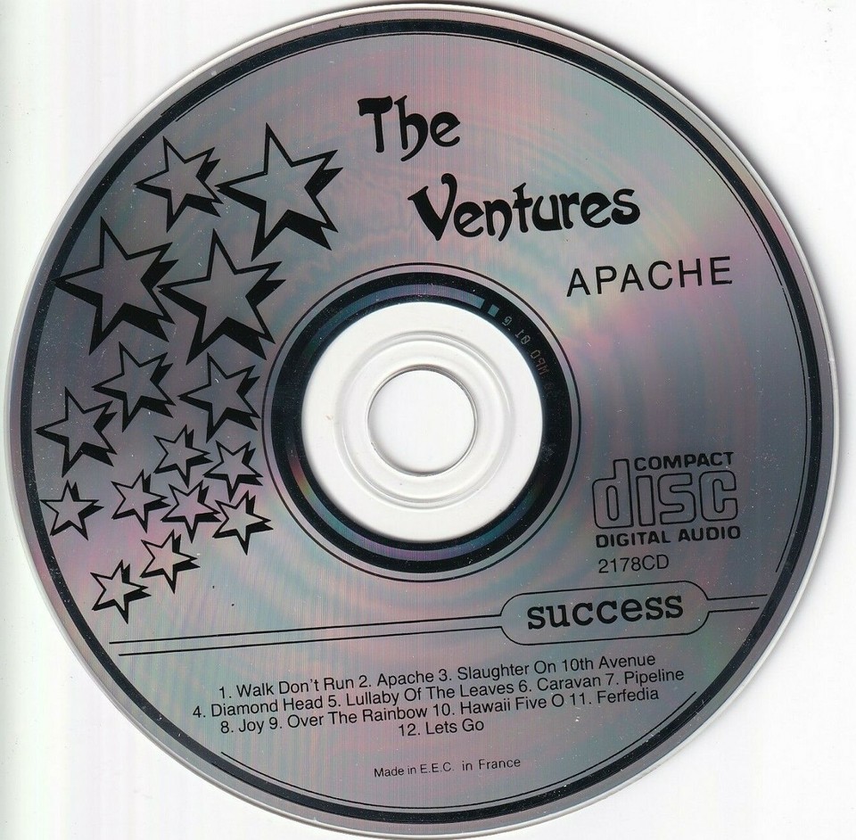 CD THE VENTURES apache FRANCE EARLY PRESSING EX (A9085) | eBay