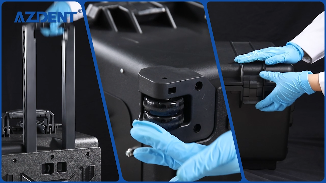 Portable Dental Mobile Delivery Unit System Air Compressor 3-Way ...