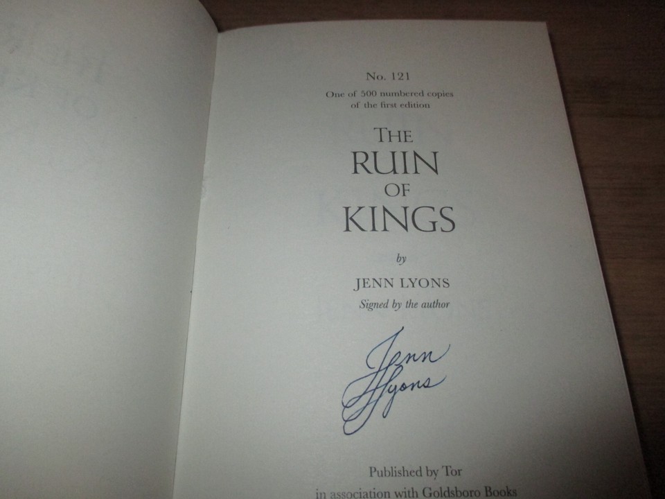 A Chorus of Dragons by Jenn Lyons (5 Books) Signed - Goldsboro ...