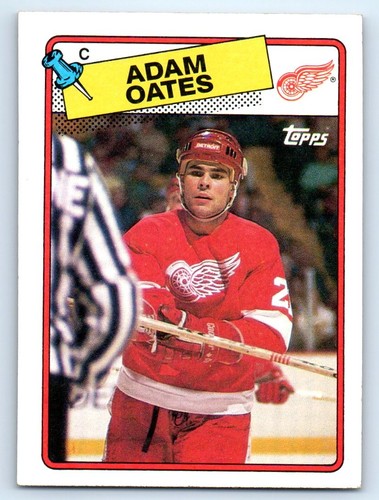 1988-89 Topps #161 Adam Oates Detroit Red Wings | eBay