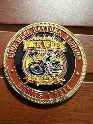 Bike Week 2014 Challenge Coin 73rd Annual Daytona Beach Florida ...