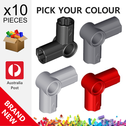 10x Genuine LEGO™ - Axle and Pin Connector #6 - 90 degrees - 32014 ...