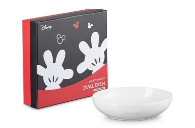 Le Creuset Mickey Mouse Oval Dish White 19cm | eBay