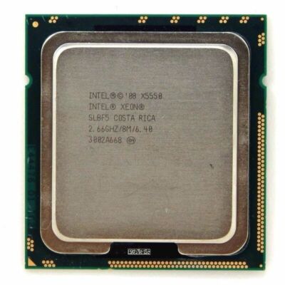 Intel Xeon Processor CPU QUAD Core X5550 step SLBF5 8M Cache 2.66 GHz 6 ...