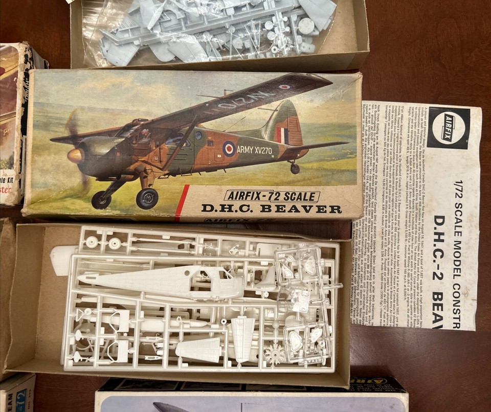 Vintage 1970s Airfix Craftmaster Model Airplane Lot of 7 Kits 1:72 ...