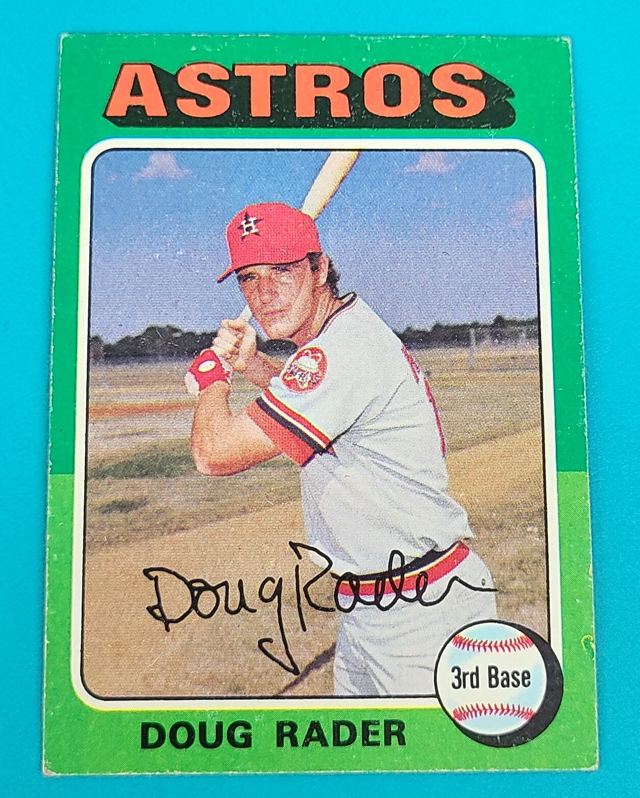 1975 Topps #165 Doug Rader Houston Astros Baseball Card H5 | eBay