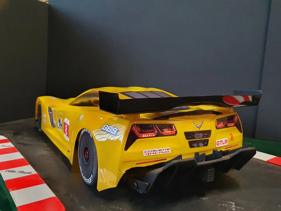 8503 BODY RC CORVETTE CR7 ARRMA INFRACTION, LIMITLESS SCALE 1/7+ masks ...