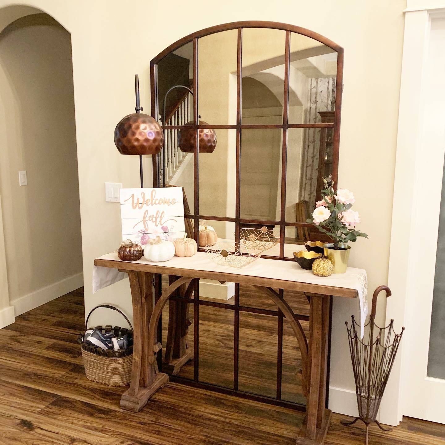 Uttermost 13464 Arched Mirror - Maple Brown for sale online | eBay