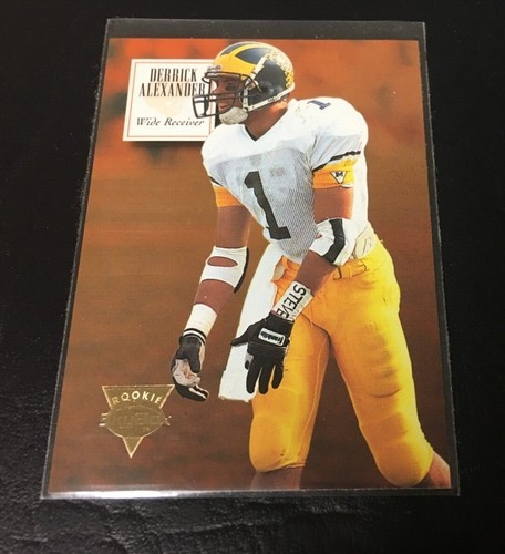 DERRICK ALEXANDER ROOKIE & INSERT CARDS 10+ CLEVELAND BROWNS MICHIGAN ...