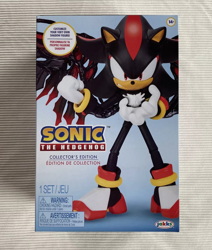 NIB JAKKS PACIFIC SHADOW COLLECTOR'S EDITION FIGURE SONIC THE HEDGEHOG ...