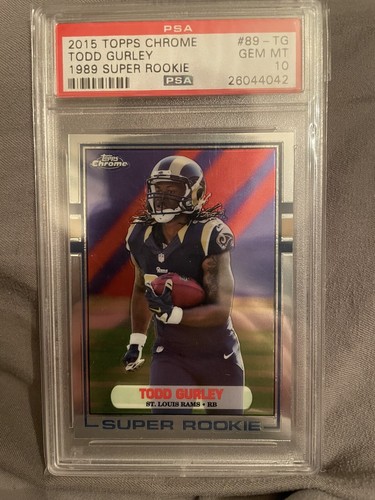 2015 Topps Chrome Todd Gurley 1989 Super Rookie PSA 10 | eBay