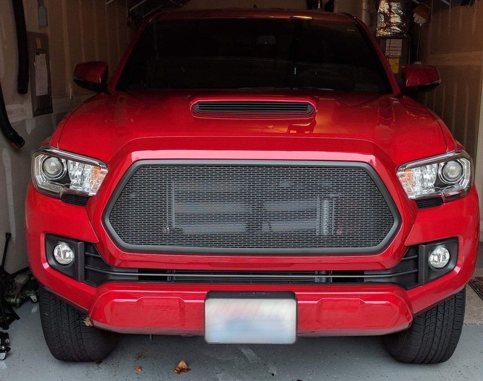 For 2016-2021 Toyota Tacoma Front Stainless Steel Jumbo Slotted Grille ...