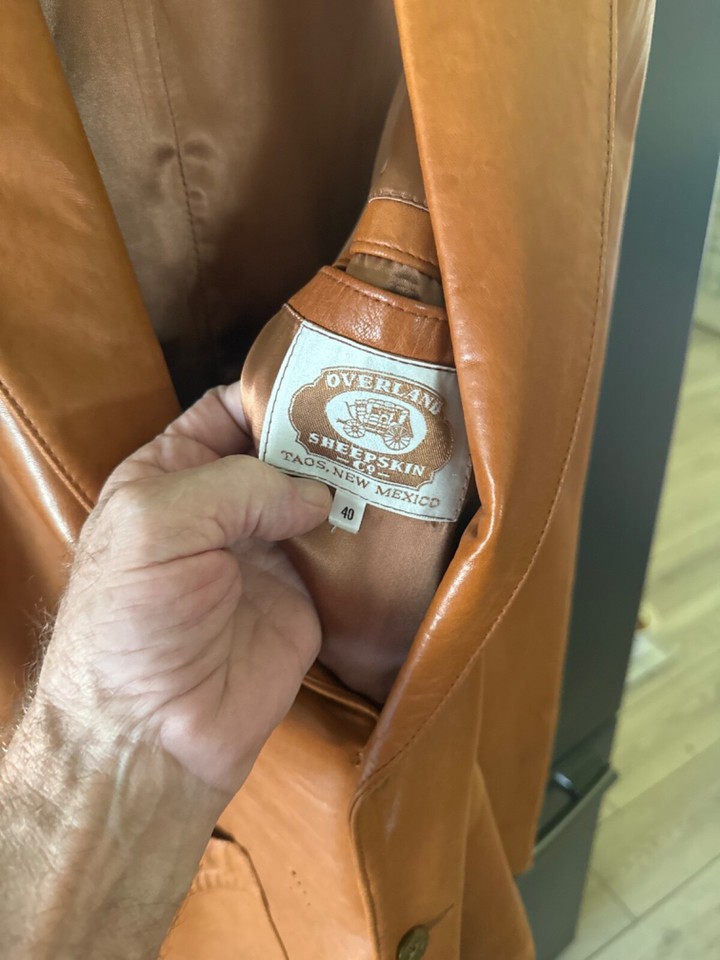 overland leather jacket sports jacket | eBay