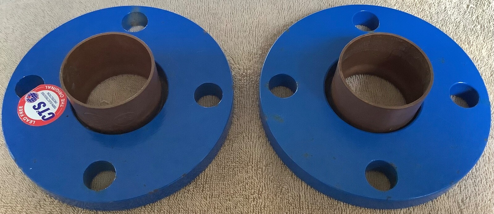 CTS BF002 Copper Flange Adapter Class 150, 2" lot of 2 | eBay