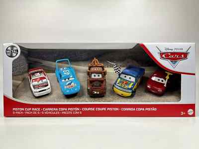 Disney Cars Piston Cup 5 Pack King Mater Dexter Kit T.G. Castlenut FREE ...