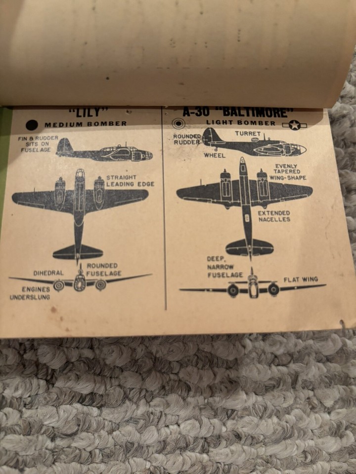 Original WWII Recognition Poster Be First To Fire, But First Be Sure ...