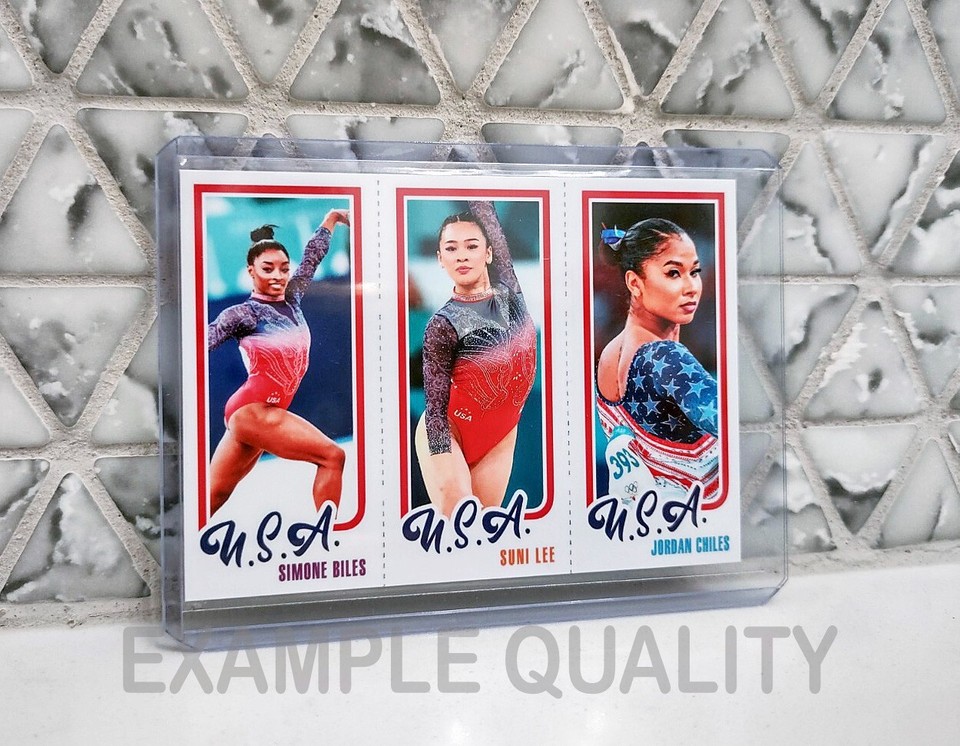 SIMONE BILES SUNI LEE JORDAN CHILES Gymnastics RoStar Custom Olympics ...