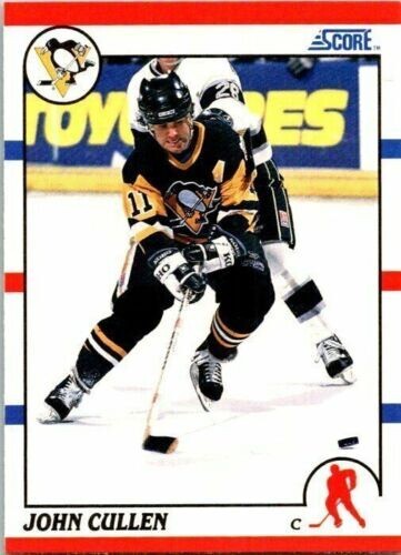 1990 SCORE NHL HOCKEY Trading Card #164 -- John Cullen, Pittsburgh ...