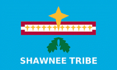 Flag of the Shawnee Tribe 4" Decal | eBay