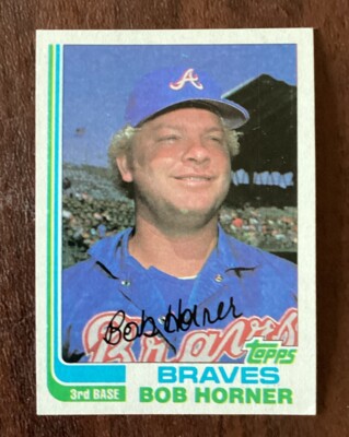 1982 Topps - #145 Bob Horner - near mint condition - FREE SHIPPING | eBay