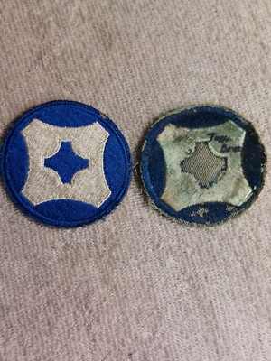 Vintage Original WW2 US Army 5th Service Command Ssi Lot Of 2 Veteran ...