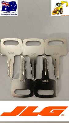5 x JLG Lift 9901 Plant Keys Set of 5 FREE POSTAGE | eBay Australia