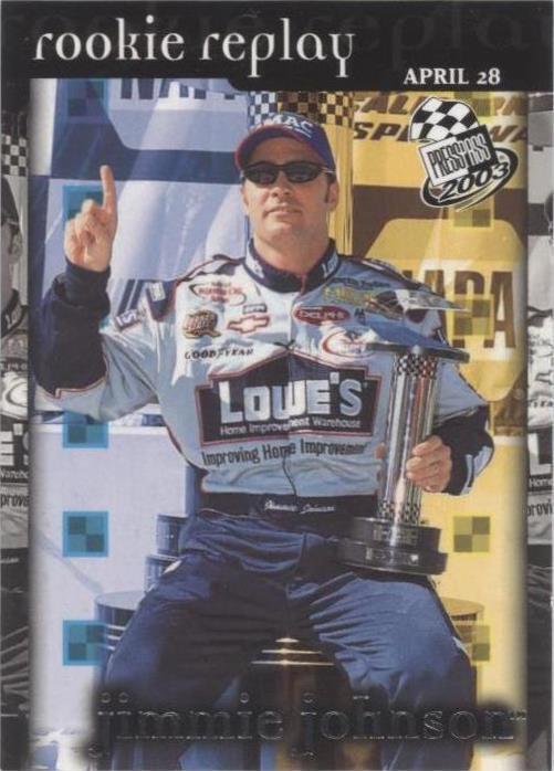 2003 Press Pass - Rookie Replay Jimmie Johnson #65 for sale online | eBay