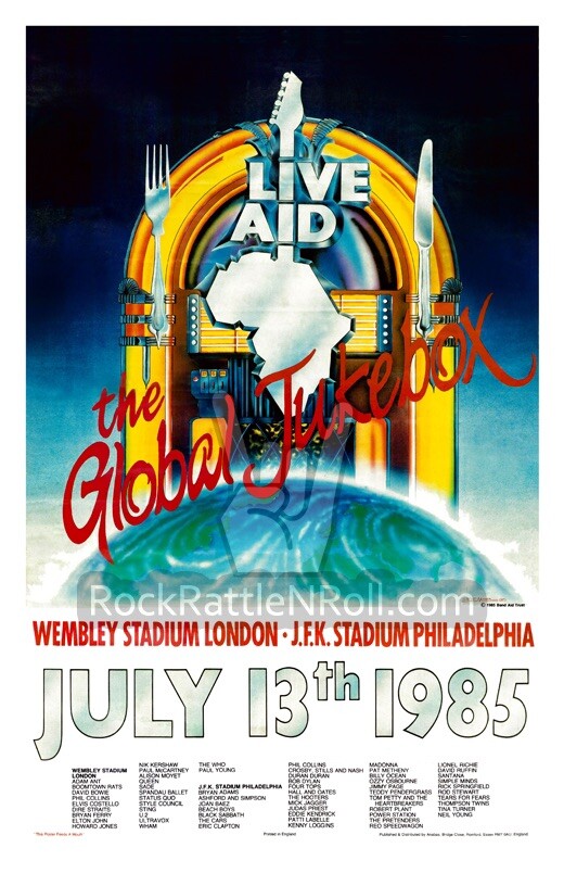 Queen Live Aid Poster