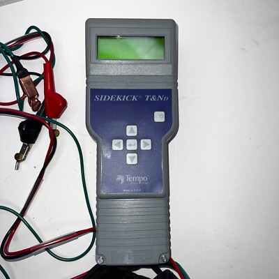 Tempo Sidekick T&Nd Twisted Pair Cable Multi Tester Digital Display ...