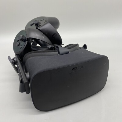 META Oculus Rift CV1 VR Virtual Reality w.Controllers NO PC Cable-C | eBay