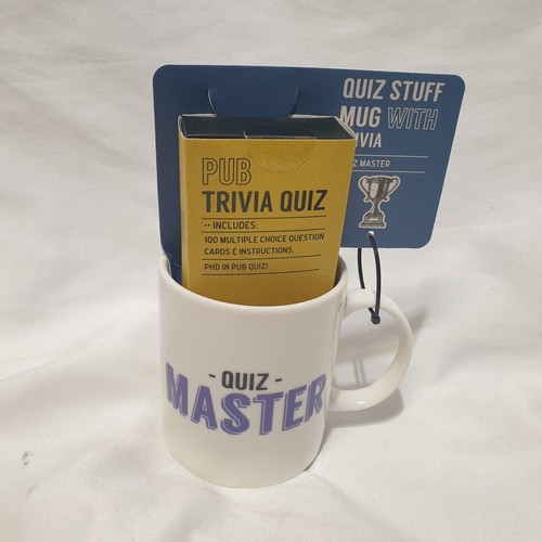 Quiz Stuff Mug With Trivia Pub Trivia Quiz Unopened Free Post Aust ...