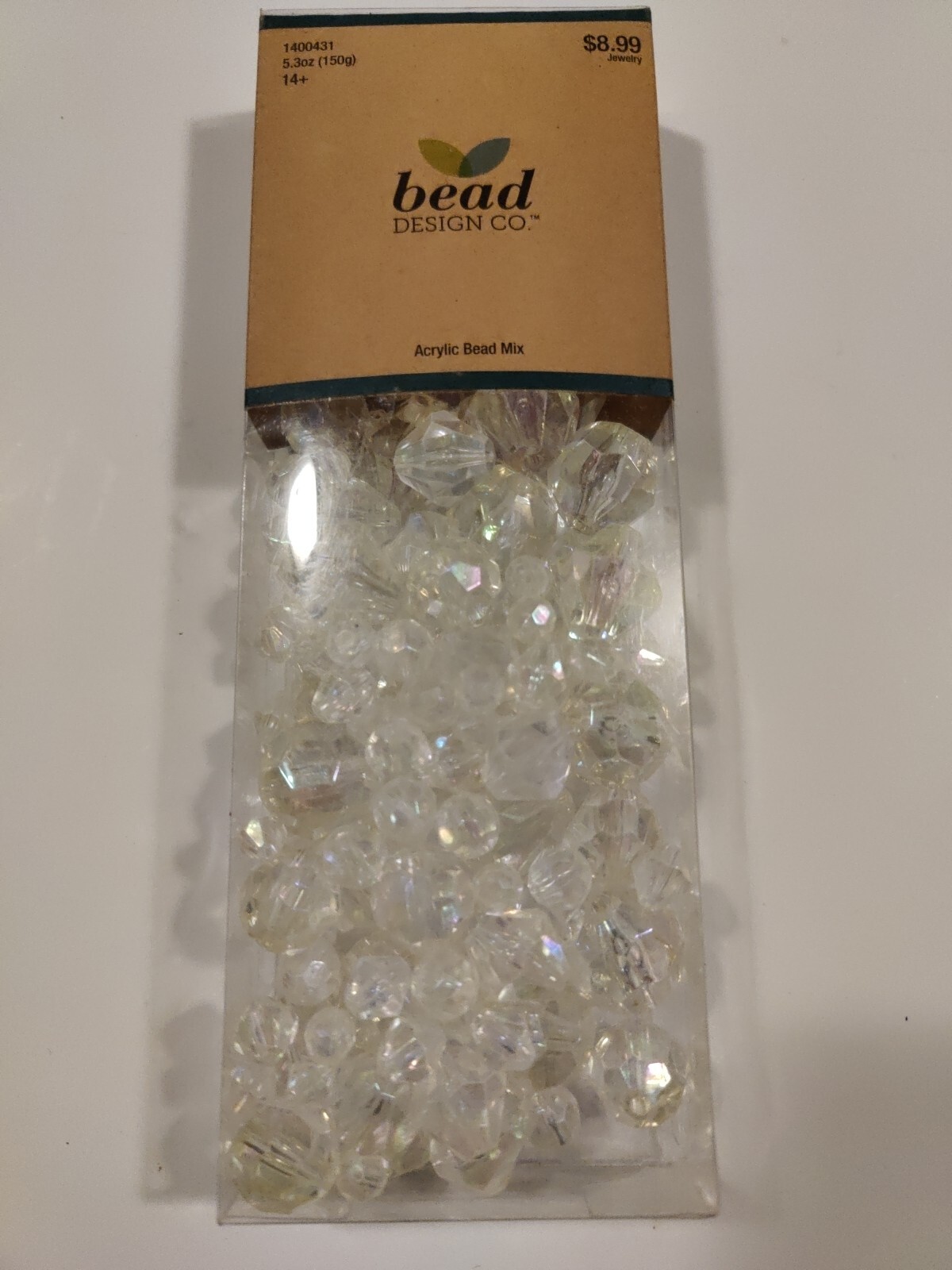 BEAD DESIGN CO. Crystal/White/Clear Classic ACRYLIC STONE MIX 1400431 ...
