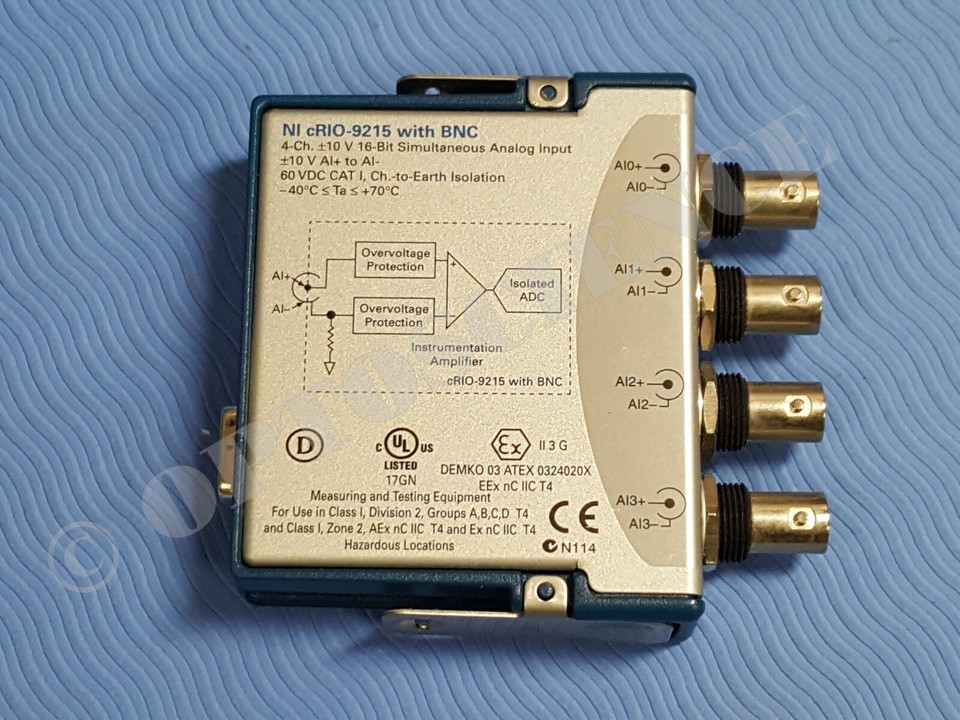 National Instruments NI 9215 cDAQ Analog Input Module BNC, Simultaneous ...